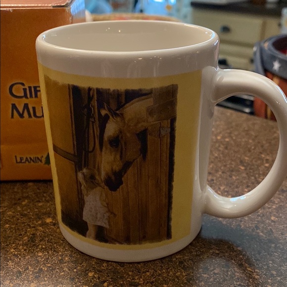 Leanin Tree | Dining | Leanin Tree White Horse Mug | Poshmark